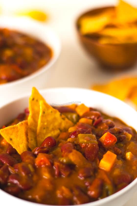 Chili Vegano de Alubias Rojas - Danza de Fogones
