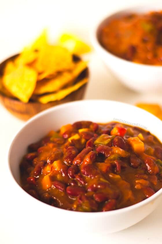 Chili Vegano de Alubias Rojas - Danza de Fogones