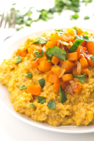 Risotto Vegano de Calabaza - Danza de Fogones