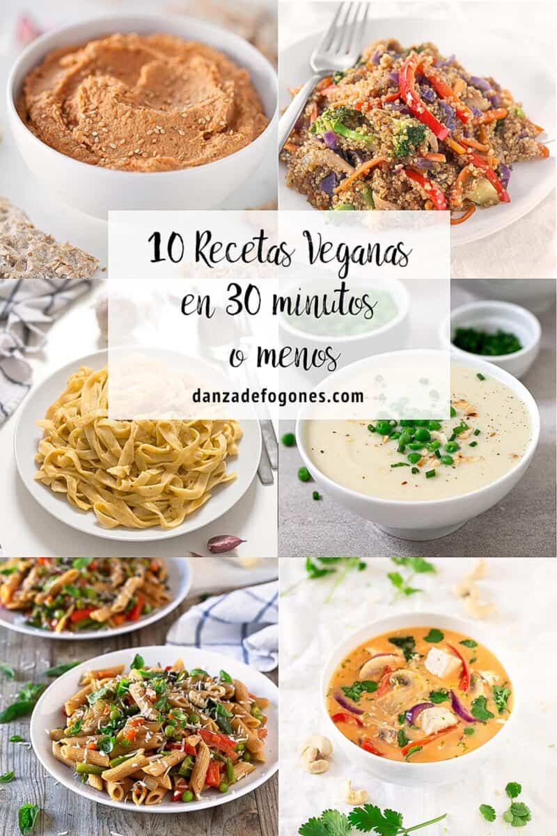 10 Recetas Veganas En 30 Minutos O Menos Danza De Fogones