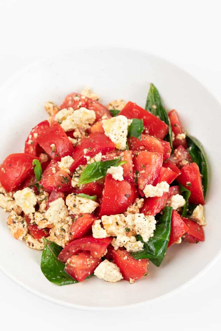 Ensalada Caprese Vegana - Danza de Fogones