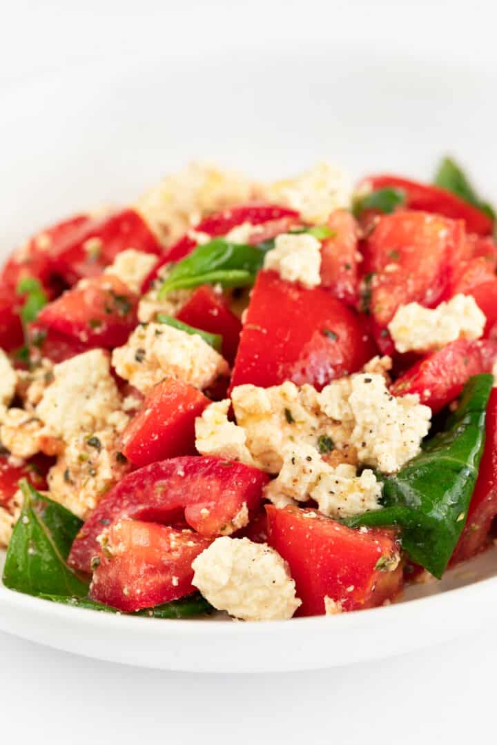 Ensalada Caprese Vegana - Danza de Fogones