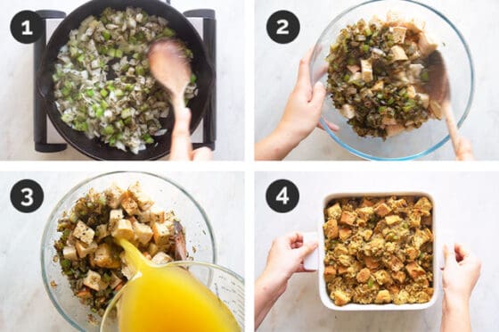 Stuffing o Relleno Vegano - Danza de Fogones